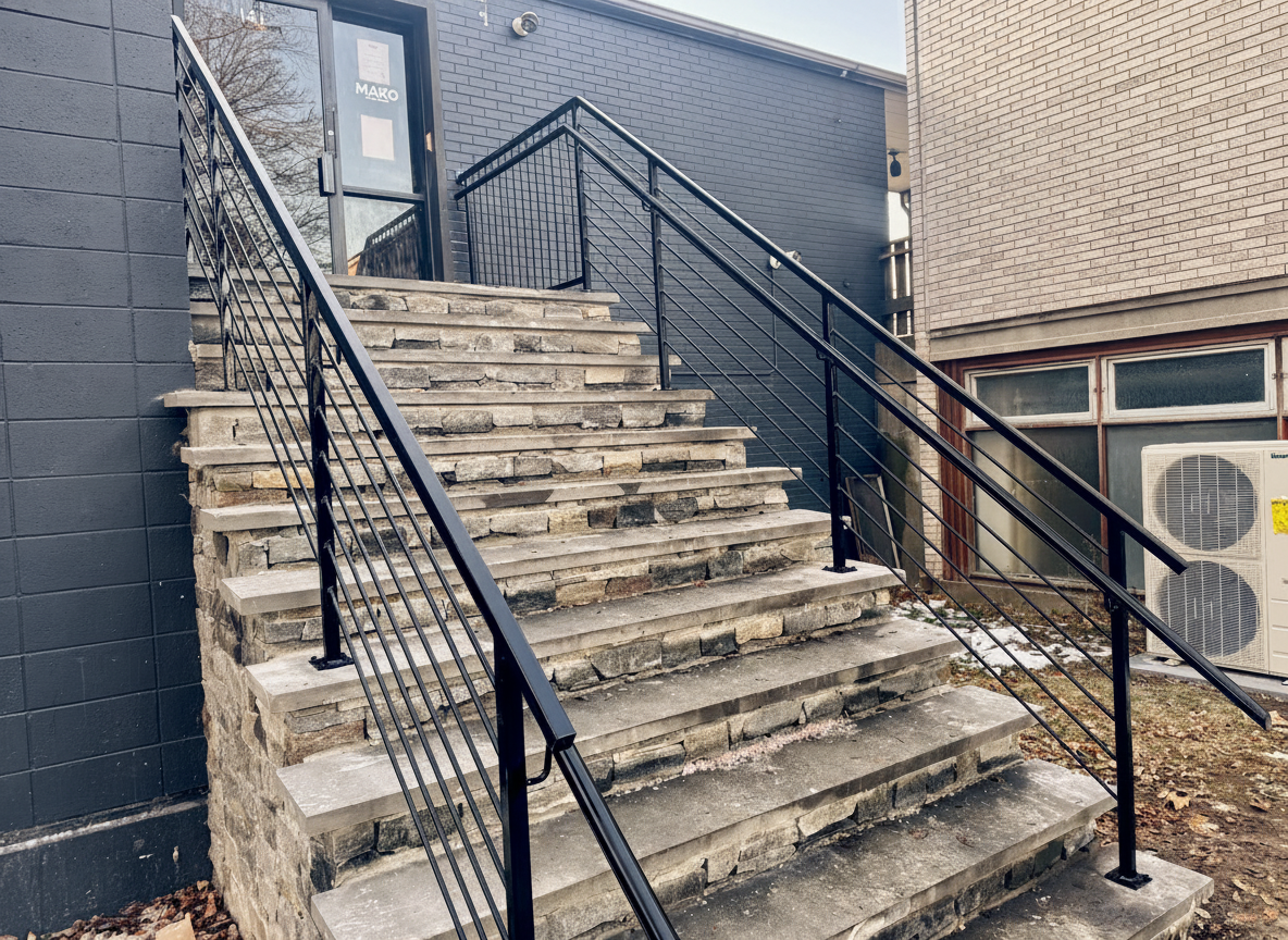 ADA Compliant Railings Rhode Island | Iron Penguin Builders Warwick RI